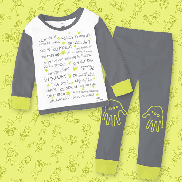 Pijama Letras Niño - Million Hands 2 Pack | Million Hands